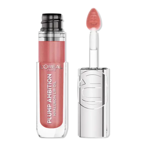 L'OREAL Plump Ambition Hyaluron Lip Oil 24hr Care With Hyaluronic Acid - Nude Macaron 650