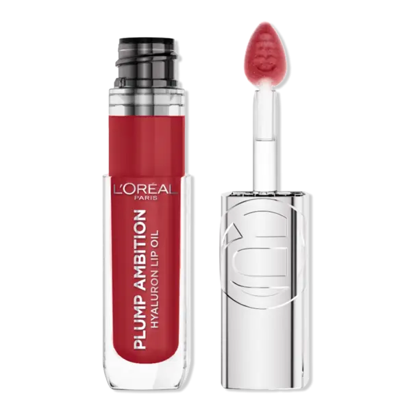 L'OREAL Plump Ambition Hyaluron Lip Oil 24hr Care With Hyaluronic Acid - Cherry Cherie 390