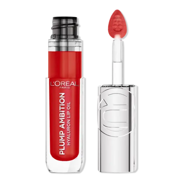 L'OREAL Plump Ambition Hyaluron Lip Oil 24hr Care With Hyaluronic Acid - Rouge In Love 380