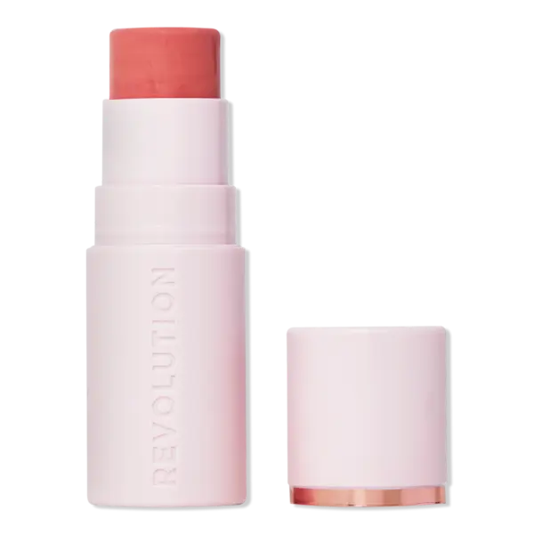 REVOLUTION BEAUTY Skin Silk Marble Blush Stick - Peachy Pink