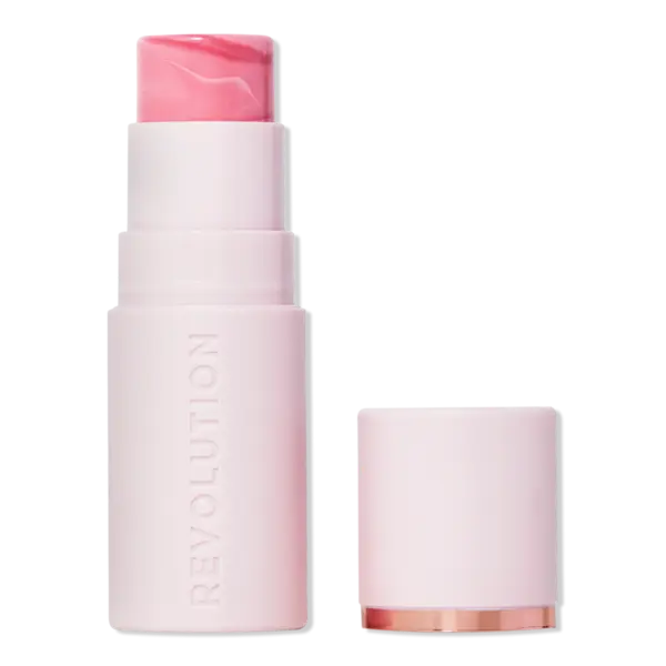 REVOLUTION BEAUTY Skin Silk Marble Blush Stick - Pinched Light Pink