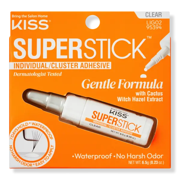 Kiss Super Stick Individual Lash Cluster Adhesive - Clear