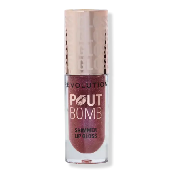 REVOLUTION BEAUTY Pout Bomb Shimmer Gloss - Berry Lustre