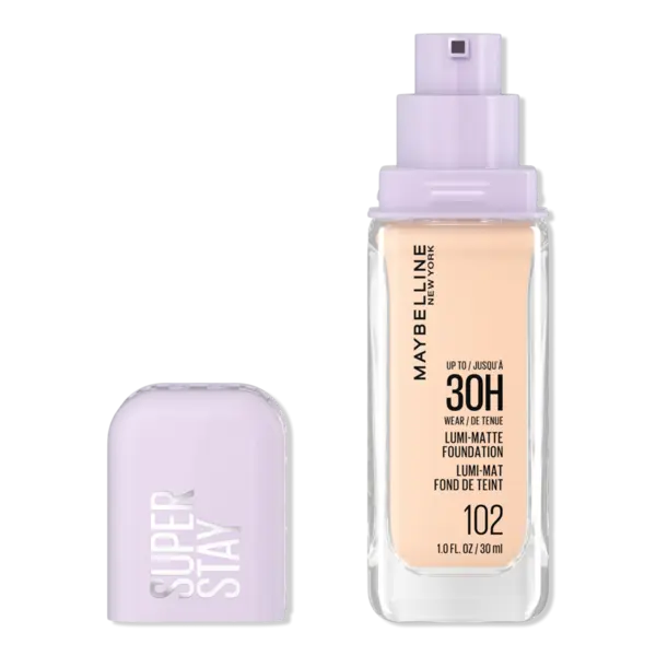 MAYBELLINE Super Stay Up To 30hr Wear Lumi-matte Longwear Foundation - 102