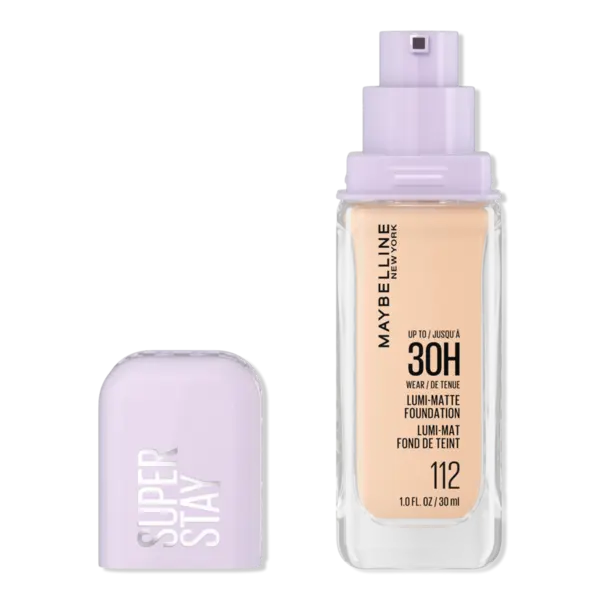 MAYBELLINE Super Stay Up To 30hr Wear Lumi-matte Longwear Foundation - 112