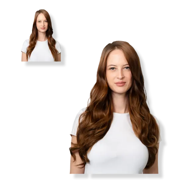 LOCKS & MANE 20" Clip-in Human Hair Extension - Gingerbread