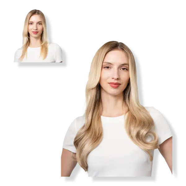 LOCKS & MANE 20" Clip-in Human Hair Extension - Toasted Marshmallow