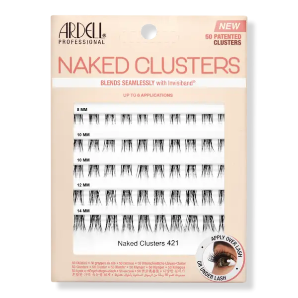 ARDELL Naked Lash Clusters, Over Or Underlash 421 - One-color