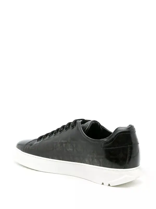 FERRAGAMO Cube Gancini-print Sneakers