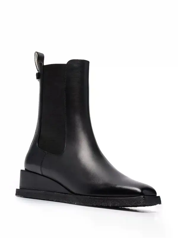 FERRAGAMO Wyatt Ankle Boots - Black