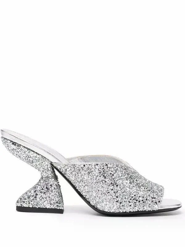 FERRAGAMO Sansu Glitter-detail Sandals