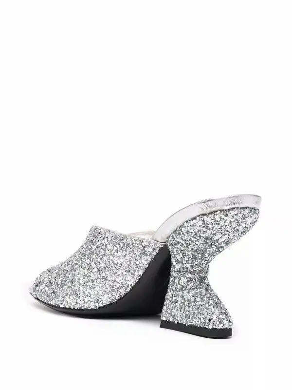 FERRAGAMO Sansu Glitter-detail Sandals