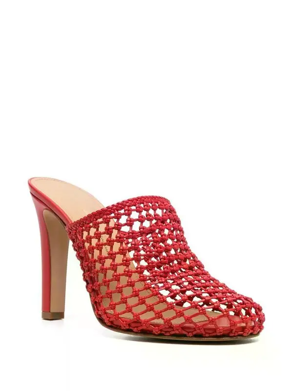 FERRAGAMO Ella Mules - Red