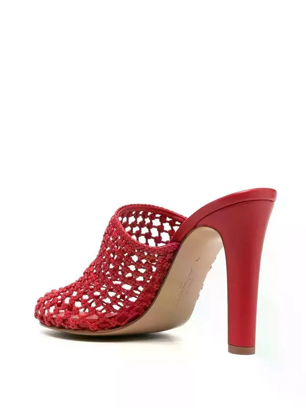 FERRAGAMO Ella Mules - Red