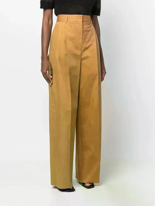 FERRAGAMO High-waisted Wide-leg Trousers