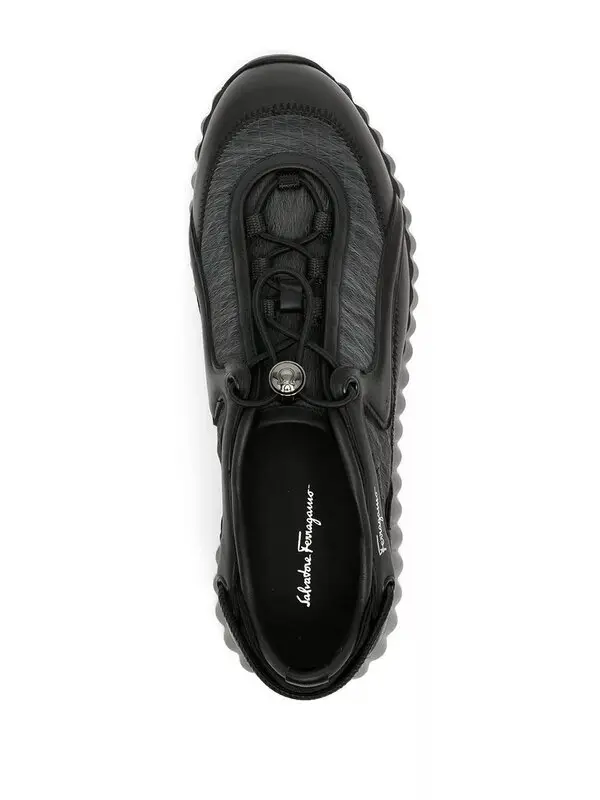 FERRAGAMO Pixie Toggle-fastening Sneakers - Black