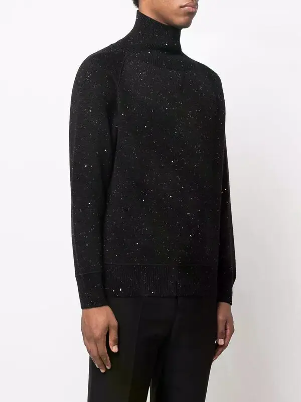 FERRAGAMO Speckle-knit Roll Neck Jumper