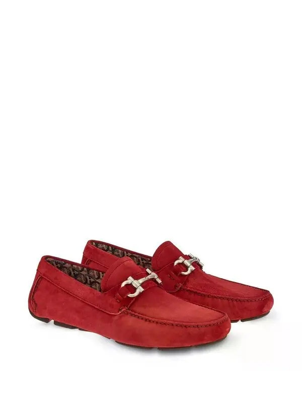 FERRAGAMO Gancini-ornament Driver Loafers