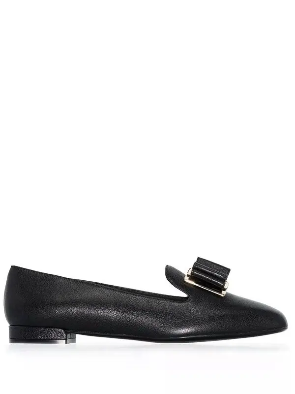 FERRAGAMO Zaneta Double-bow Moccasins