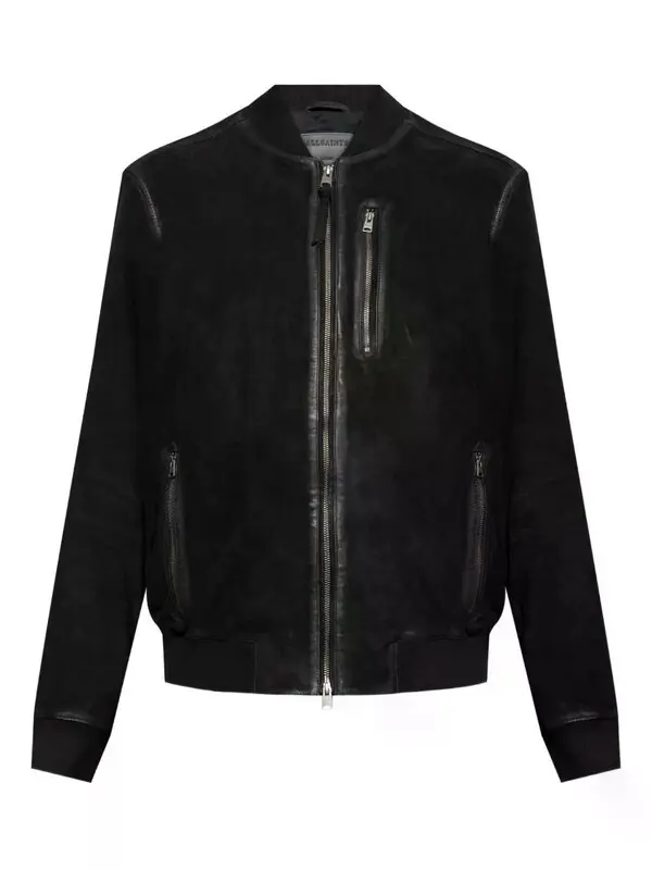 ALLSAINTS Suede Bomber Jacket