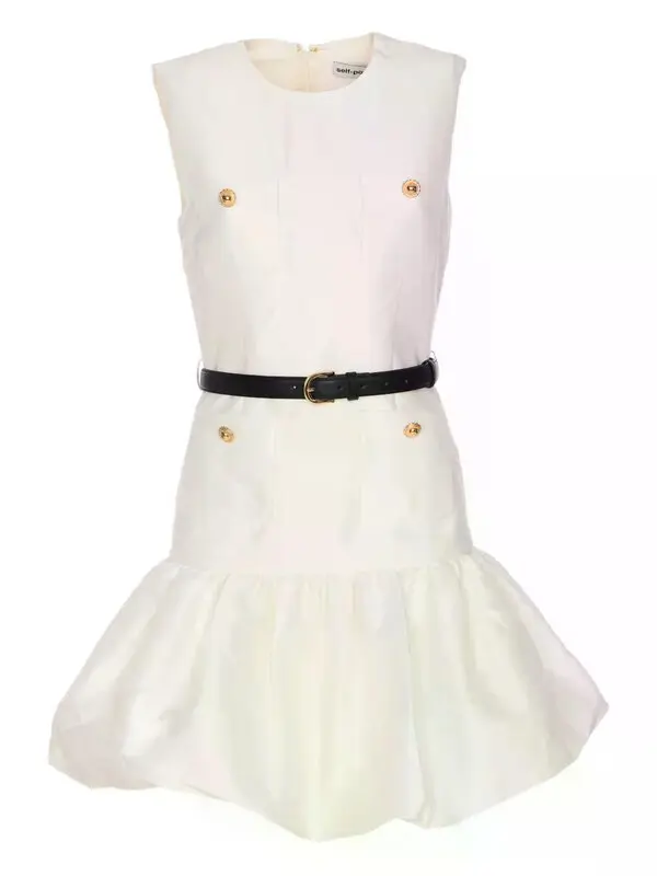 SELF-PORTRAIT Ruffled Hem Mini Dress