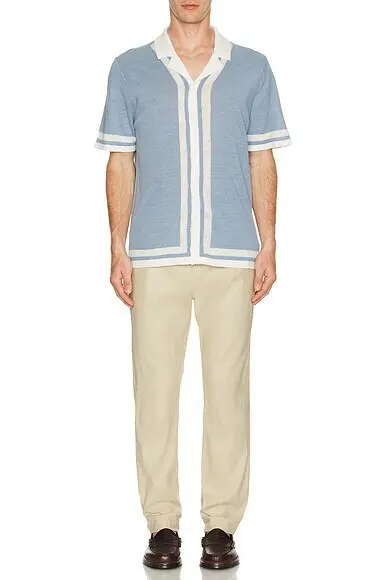 Onia Stretch Linen Pull-on Pants