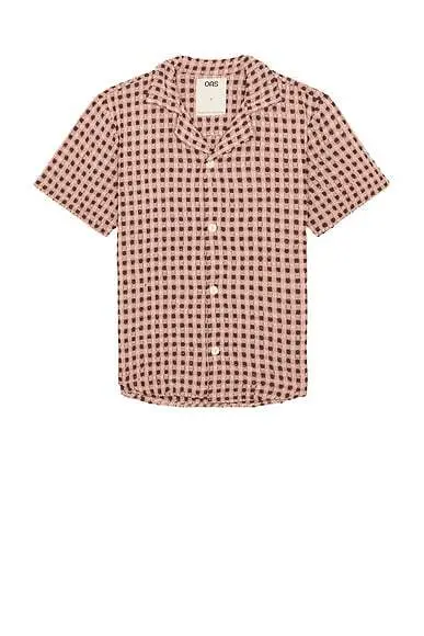 Oas Ferratelle Cuba Waffle Shirt - Pink