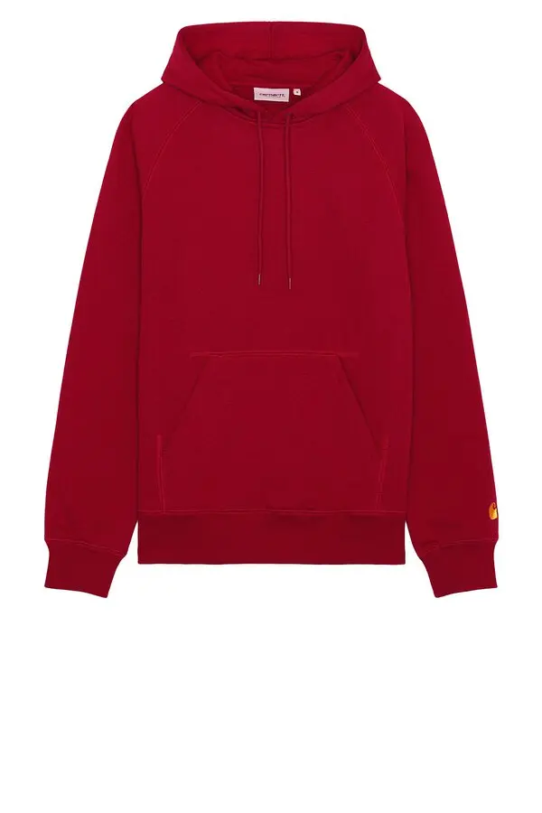 Carhartt Work In Progress Chase Hoodie - Scarlet & Gold