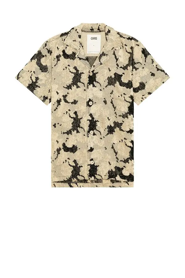 Oas Jura Contaste Cuba Terry Shirt In Beige