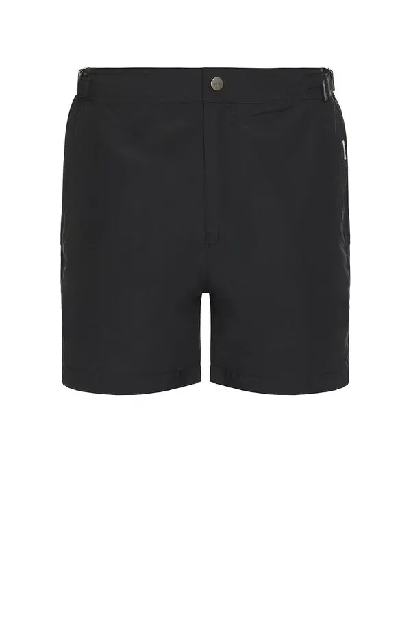Onia Calder Buckle 5 Swim Trunk - Black