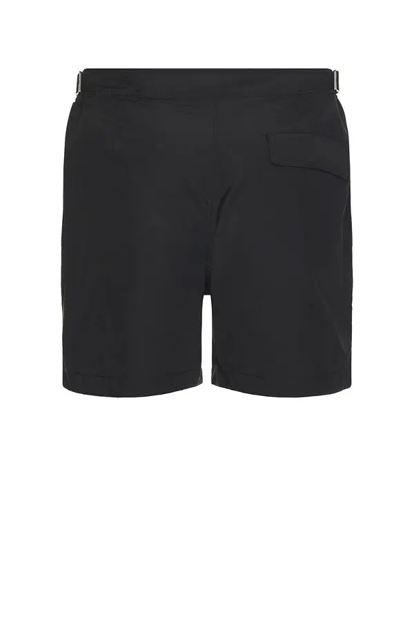 Onia Calder Buckle 5 Swim Trunk - Black