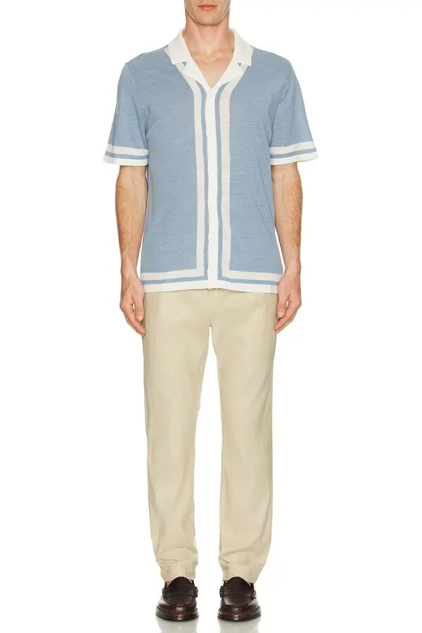 Onia Stretch Linen Pull-on Pant