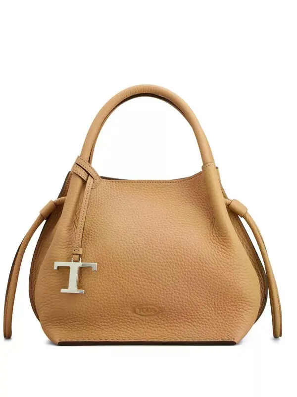 TOD'S Leather Tote - Neutrals