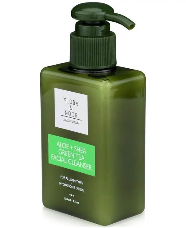 FLORA & NOOR Hydration Station Aloe + Shea Green Tea Facial Cleanser - No Color