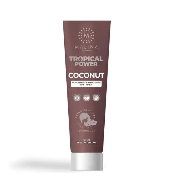 MALINA Nourishing & Hydrating Coconut Hair Mask - No Color