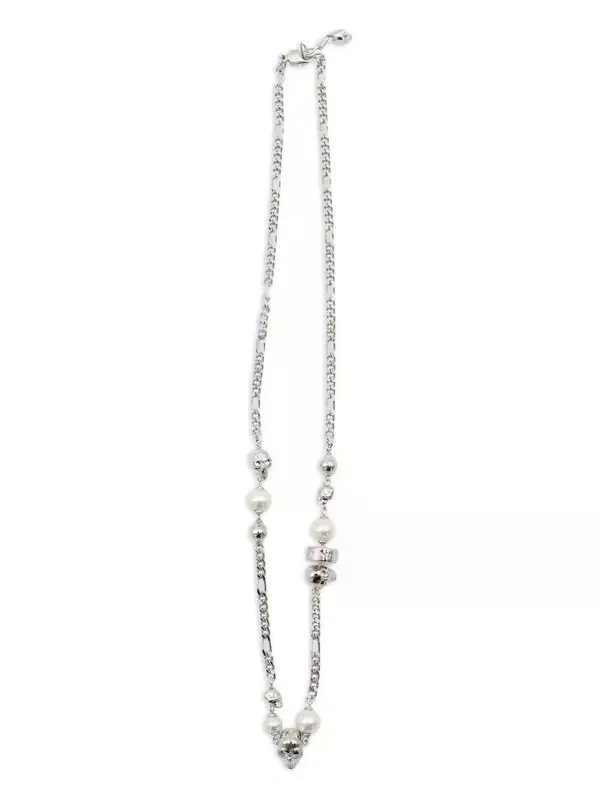 Alexander McQueen Skull-charm Necklace - Silver