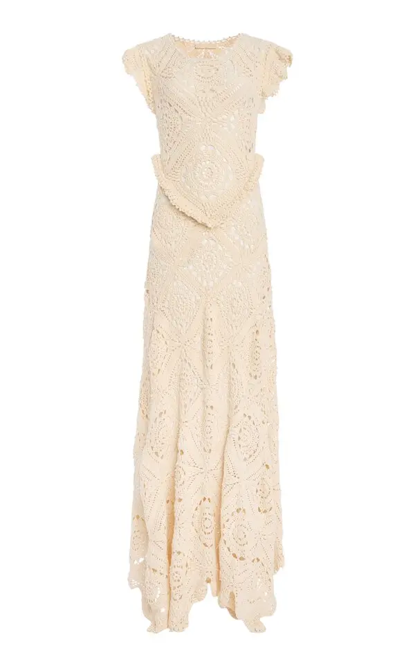 Ulla Johnson Annalisa Cotton-crochet Maxi Dress