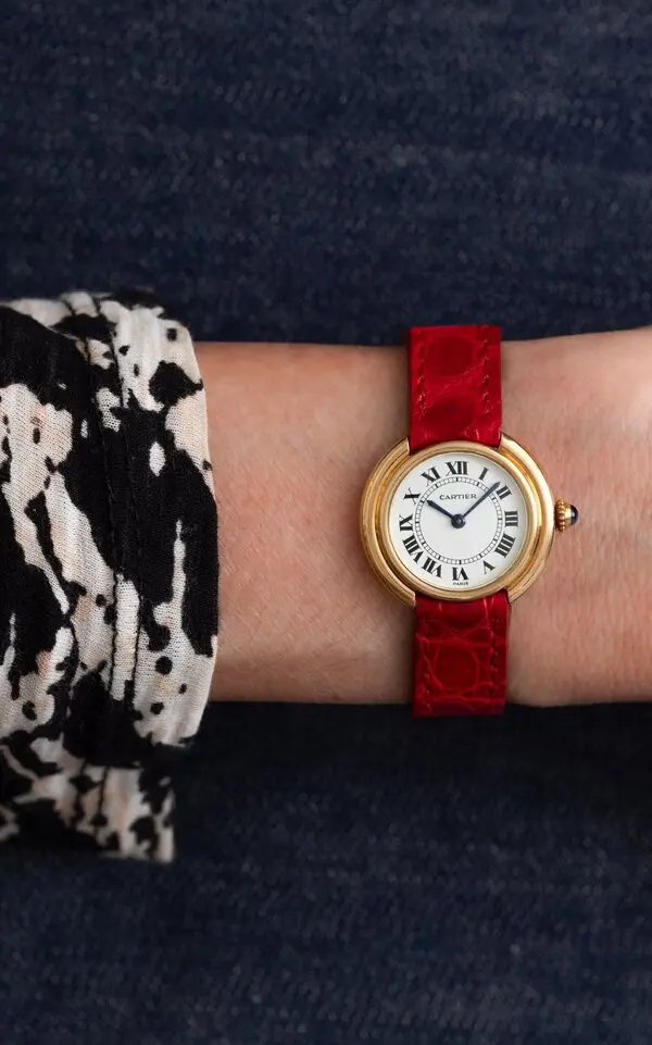 STEPHANIE WINDSOR Cartier Vendome Vintage Watch