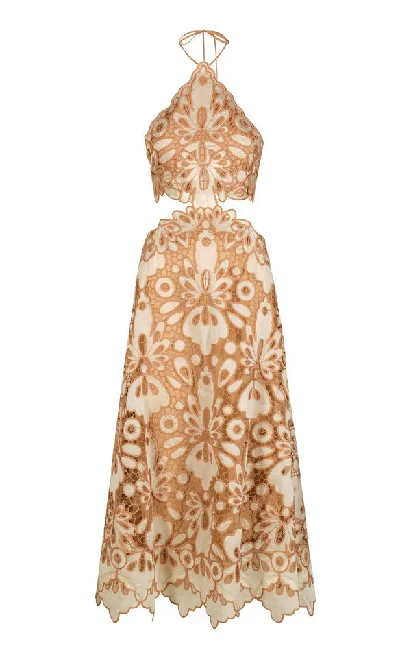 Johanna Ortiz Morning Groove Maxi Dress - Neutral