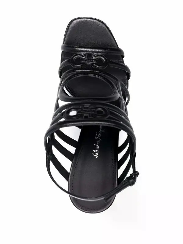 FERRAGAMO Florenza Mirrored-heel Sandals