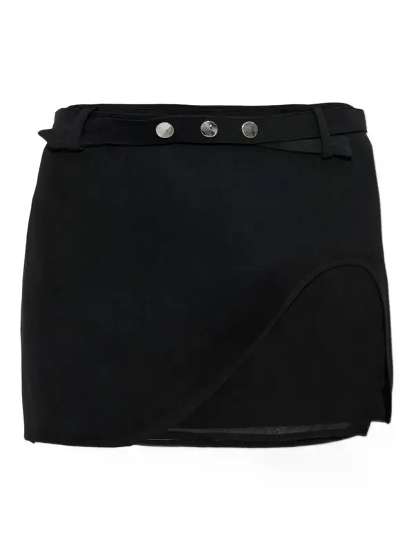Attico Belted Mini Skirt