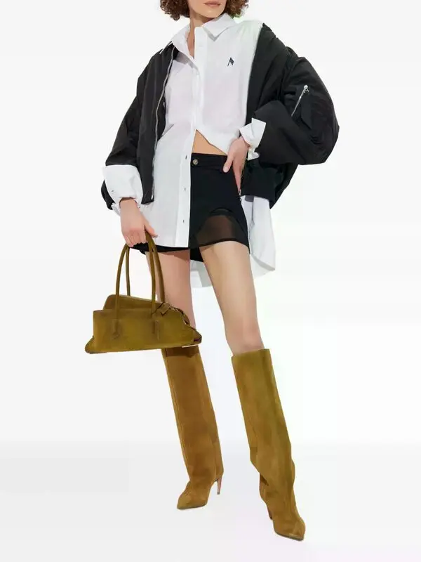 Attico Belted Mini Skirt