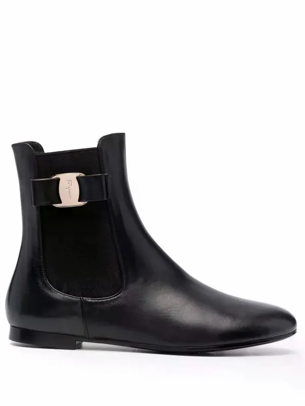 FERRAGAMO Vara Bow Chelsea Boots