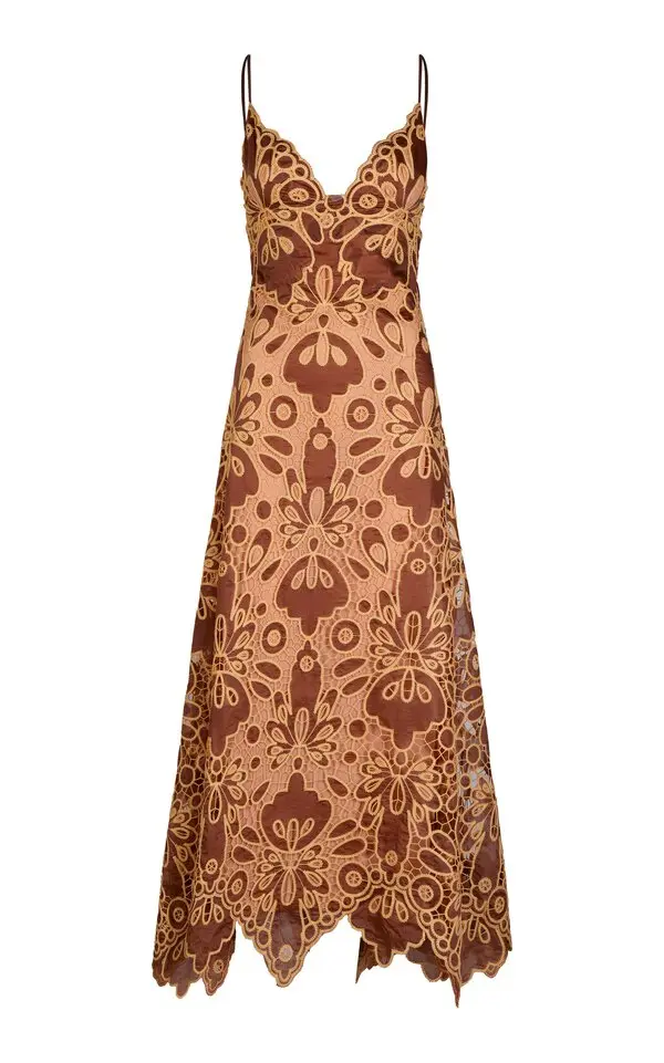 Johanna Ortiz Day Rhythms Cotton Maxi Dress