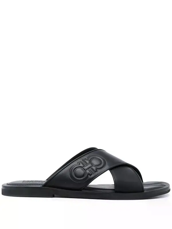 FERRAGAMO Crossover Strap Sandals