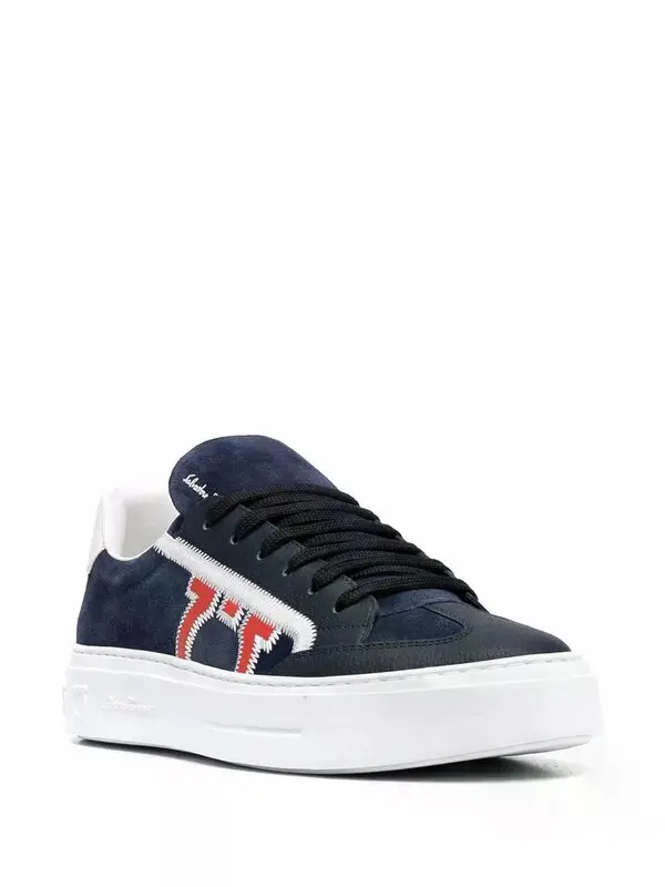 FERRAGAMO Borg 5 Low-top Sneakers - Blue