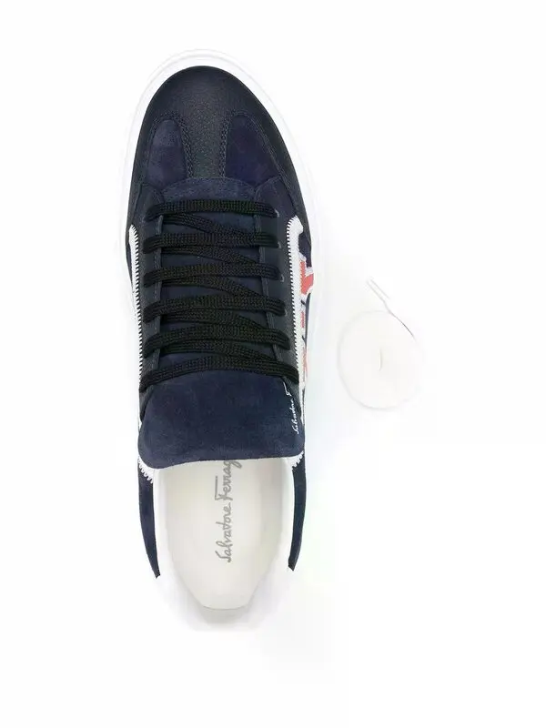 FERRAGAMO Borg 5 Low-top Sneakers - Blue