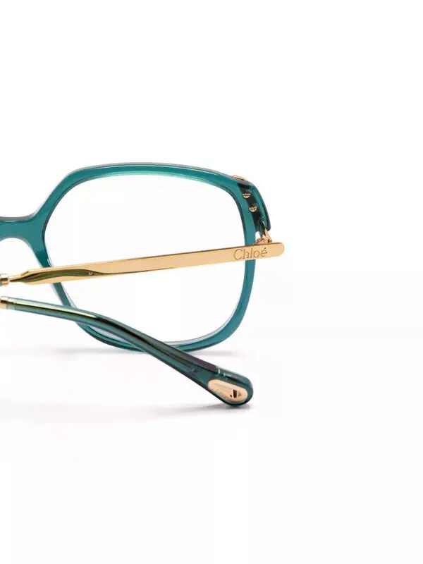 Chloé Square-frame Glasses - Blue