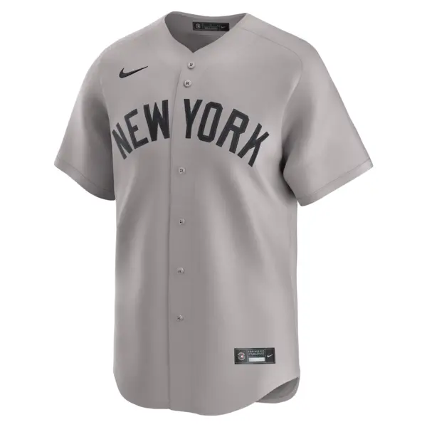 Nike Anthony Volpe New York Yankees Dri-fit Adv Mlb Limited Jersey - Grey