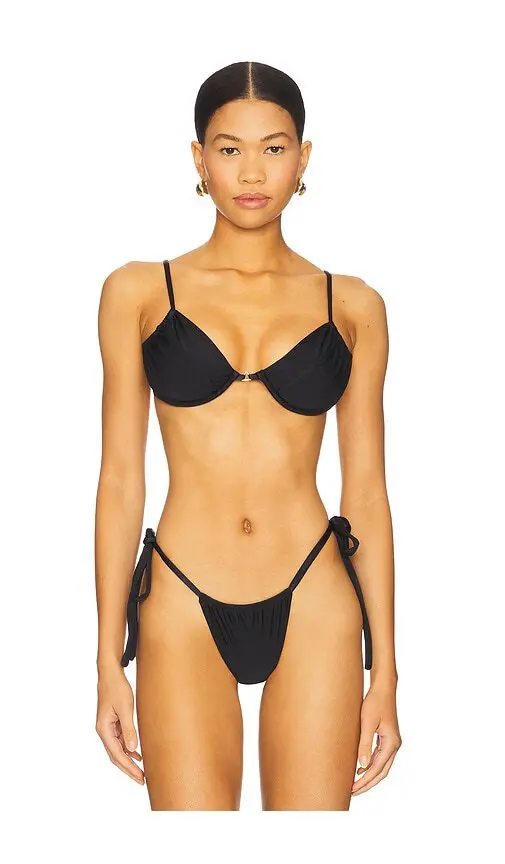 FAE Sheridan Bikini Top - Nero